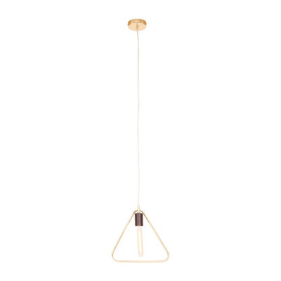 Interiors By Premier Versatile Gold Triangular Pendant Light ...