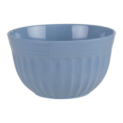 Interiors by Premier Versatile Large Blue Mixing Bowl, Durable Mixing ...