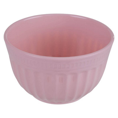 Interiors by Premier Versatile Small Pink Mixing Bowl, Durable Mixing ...