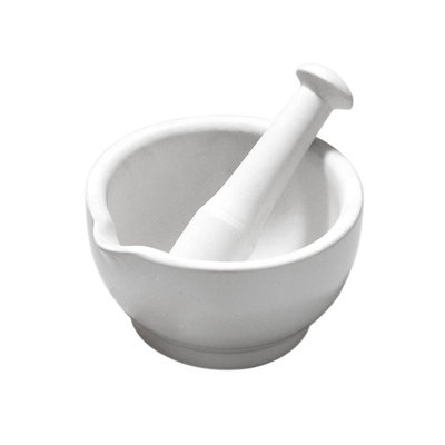 Interiors by Premier White Mortar and Pestle, Stoneware Mortar and ...