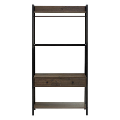 Interiros By Premier Versatile Dark Oak Storage Unit, Sturdy And ...