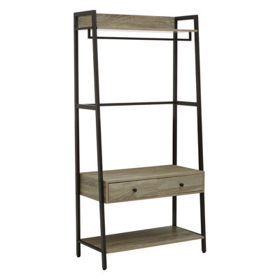Interiros By Premier Versatile Grey Oak Storage Unit, Sturdy And ...
