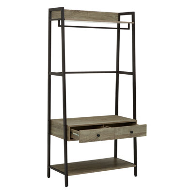 Interiros By Premier Versatile Grey Oak Storage Unit, Sturdy And ...