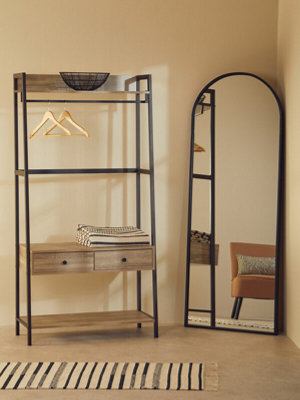 Interiros By Premier Versatile Grey Oak Storage Unit, Sturdy And ...