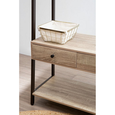 Interiros By Premier Versatile Grey Oak Storage Unit, Sturdy And ...