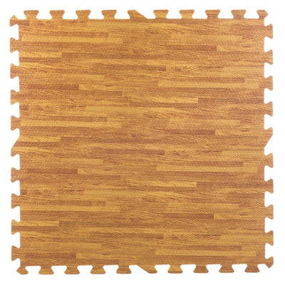 Interlocking Gym Floor Mats - Home EVA Foam Flooring Tiles - Set of 4 ...