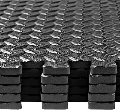 Interlocking Jigsaw Floor EVA Foam Mats Playground Gym Yoga Exercise ...
