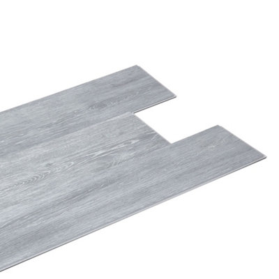 Interlocking PVC Flooring Planks Wood Grain Design with Enhanced 2mm ...