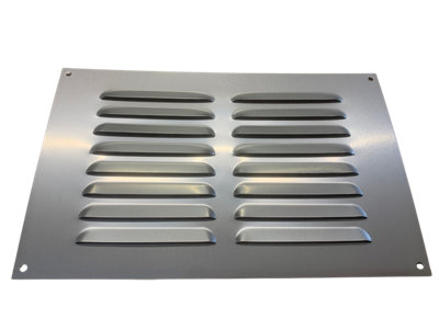 Internal Aluminium louver vent Silver 9-6