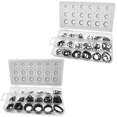 Internal & External Circlip Set Snap Retaining Ring Fasteners 480pc