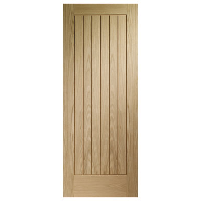 Internal Oak Pre-finished Suffolk Fire Door - 2040 x 726 x 44mm