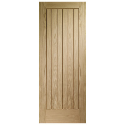 Internal Oak Suffolk Door - 1981 x 610 x 35mm (24") | DIY at B&Q