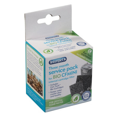 Interpet 3-Month Service Pack for Internal Cartridge Filter, CF Mini