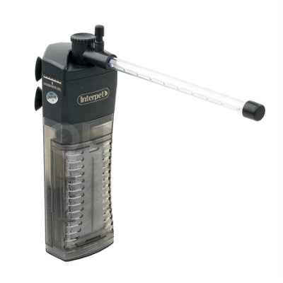 Interpet Aquarium Filter Internal Fish Tank Safe Corner Power ...