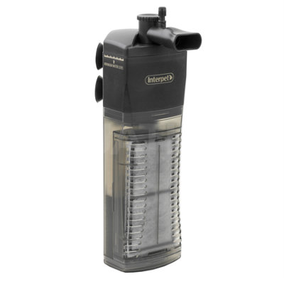 Interpet Aquarium Filter Internal Fish Tank Safe Corner Power ...