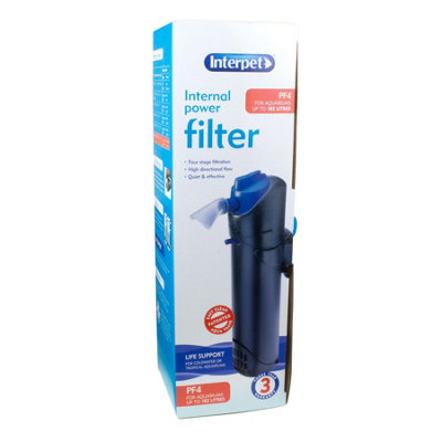Interpet Aquarium Filter Internal Power for Fish Tanks, PF4