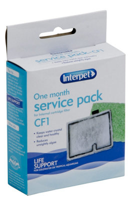 Interpet Internal Cartridge Filter Cf1 1 Month Service Kit