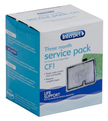Interpet Internal Cartridge Filter Cf1 3 Month Service Kit