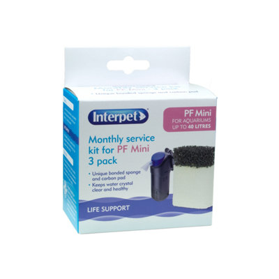 Interpet Monthly Service Kit - 3 Pack - PF Mini | DIY at B&Q