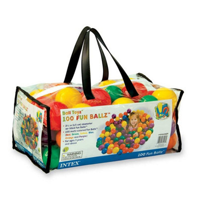 INTEX 2.5" Small Fun Ballz for Pools and Ball Pools