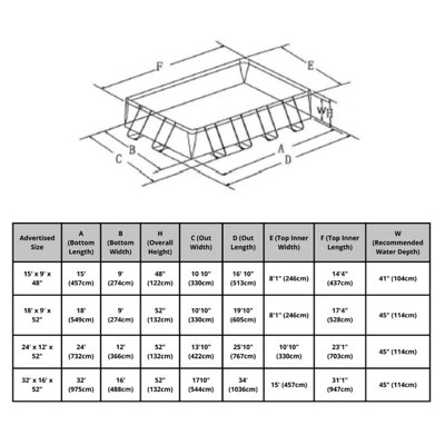 Intex 24ft x 12ft x 52" Ultra XTR Frame Rectangular Pool with Sand ...