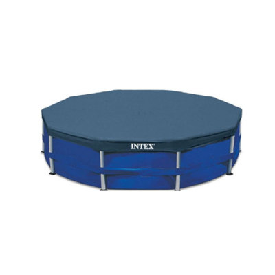 Intex Metal Frame Pool And A Pool Cover - 10FT