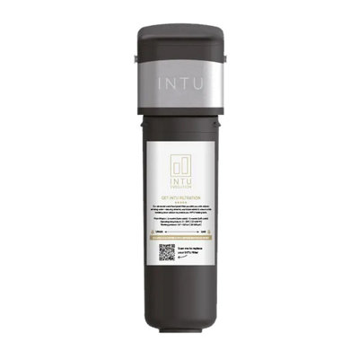 INTU Fusion Chrome 3-1 Cold Square Filtered Water Tap & Pro Filter