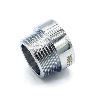 Invena 10mm x 3/4 Inch Pipe Thread Extension Female x Male Chrome Brass ...