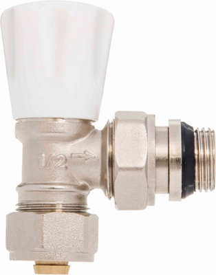 Invena 16mm x 1/2 Inch Angled Manual Inlet Radiator Valve Pex ...
