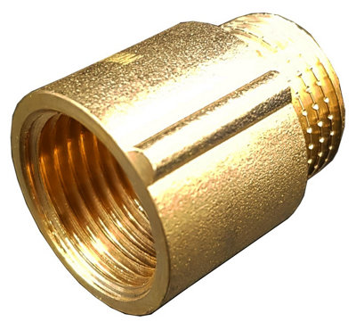 Invena 20mm x 1/2 Inch Tap Pipe Thread Extension Female x Male Cast ...