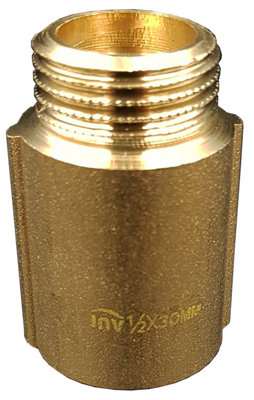 Invena 30mm x 1/2 Inch Tap Pipe Thread Extension Female x Male Cast ...