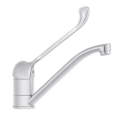Invena Kitchen Mixer Faucet Tap Extended Lever Swivel Spout, Disabled ...