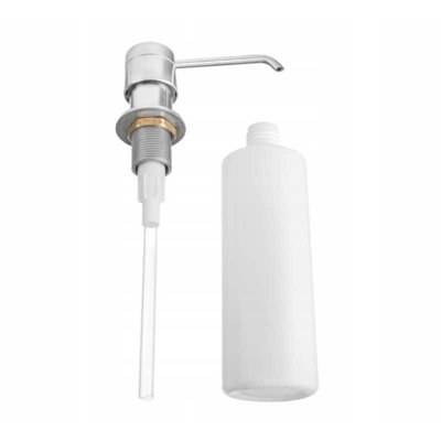 Invena Refillable Kitchen Sink Soap Dispenser Pump Lotion Deck Mounted