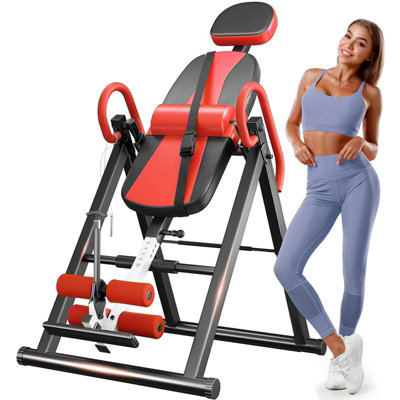 INVERSION TABLE FOR BACK PAIN RELIEF - DECOMPRESSION BACK STRETCHER ...