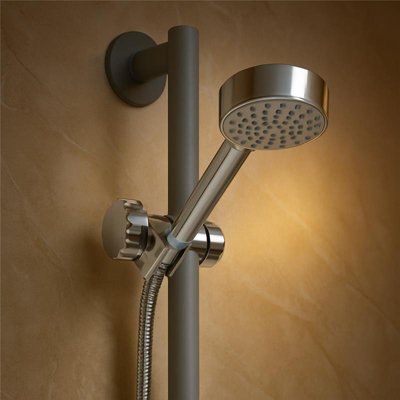Invisible Creations - Dual-Function Shower Riser Rail with Safety Grab ...