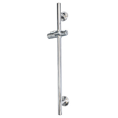 Invisible Creations - Dual-Function Shower Riser Rail with Safety Grab Rail