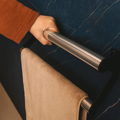 Invisible Creations - Multifunctional Towel Rail with Grab Rail | DIY ...