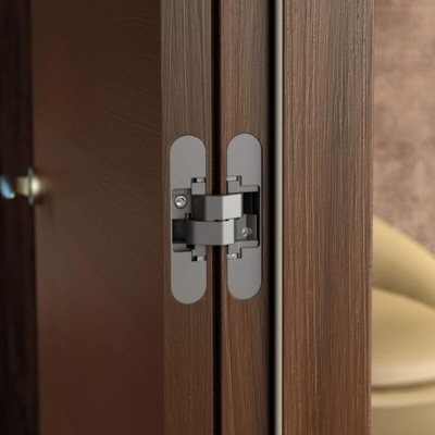 Invisible hinge for doors set of 2 invisible hinges for heavy doors ...