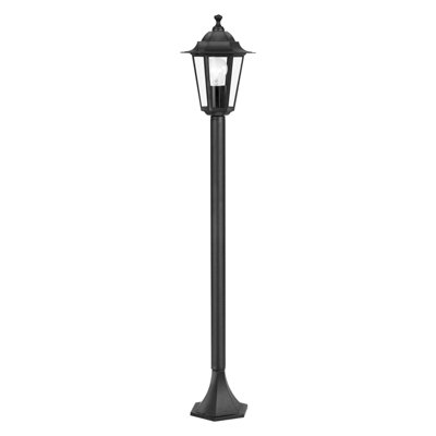 IP44 Outdoor Bollard Light - Stylish Black Cast Aluminium Lamp Post for ...
