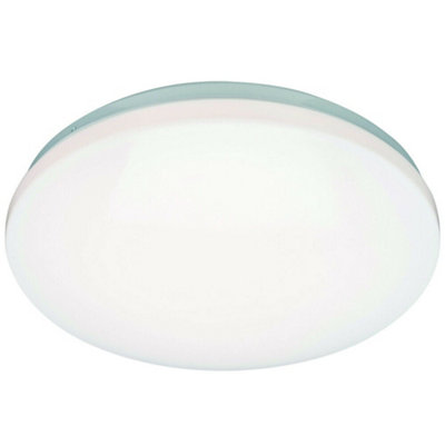 IP44 Round LED Bulkhead Ceiling Light & Microwave Motion Sensor 16W ...