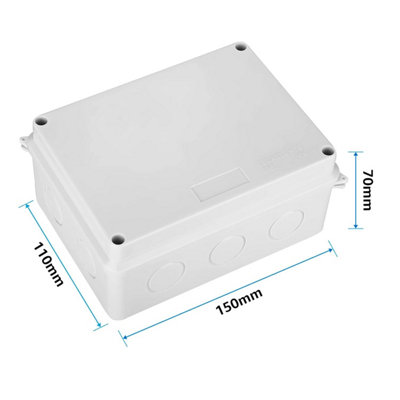 IP65 150x110x70mm White Waterproof Junction Box ABS Electrical Box ...