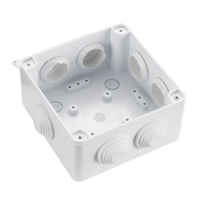 IP65 Waterproof Outdoor Junction Box - 100 x 100 x 70mm Terminal ...