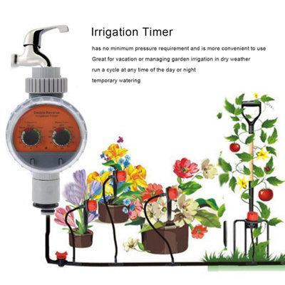 IP65Waterproof Dual Dial Irrigation Timer with Ball Valve for ...