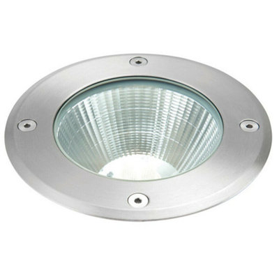 IP67 Outdoor LED Ground Light 10W Daylight White Steel Walkover Flush ...