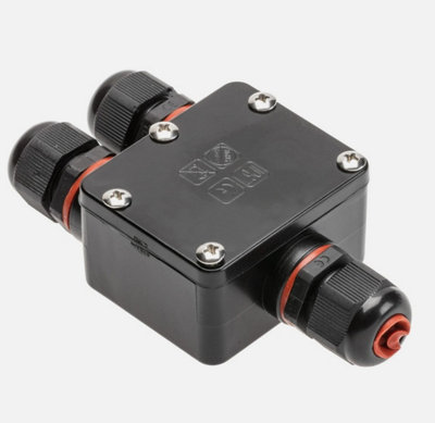 IP68 Waterproof Cable Connector Electric Wiring Junction Box Outdoor 2 Way