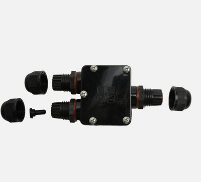 IP68 Waterproof Cable Connector Electric Wiring Junction Box Outdoor 2 Way