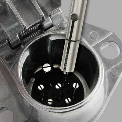 Ipa Round Pin Connector Cleaners Trailer Socket 2 Piece Set - Four ...