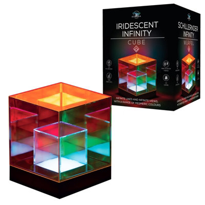 Iridescent Infinity Cube Light