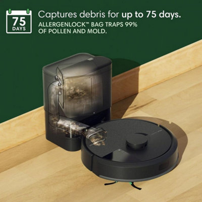iRobot Roomba 105 Combo Robot + AutoEmpty™ Dock - Black