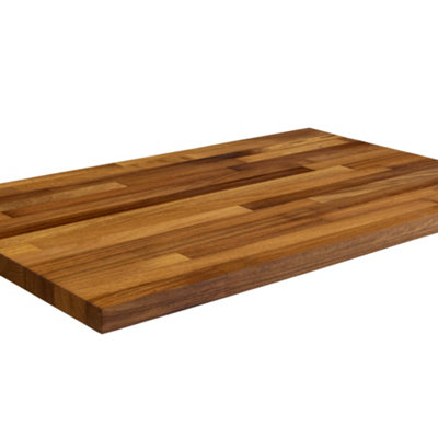 Iroko Worktop 4m x 950mm x 38mm - Premium Solid Wood Kitchen Countertop - Real Iroko Worktops